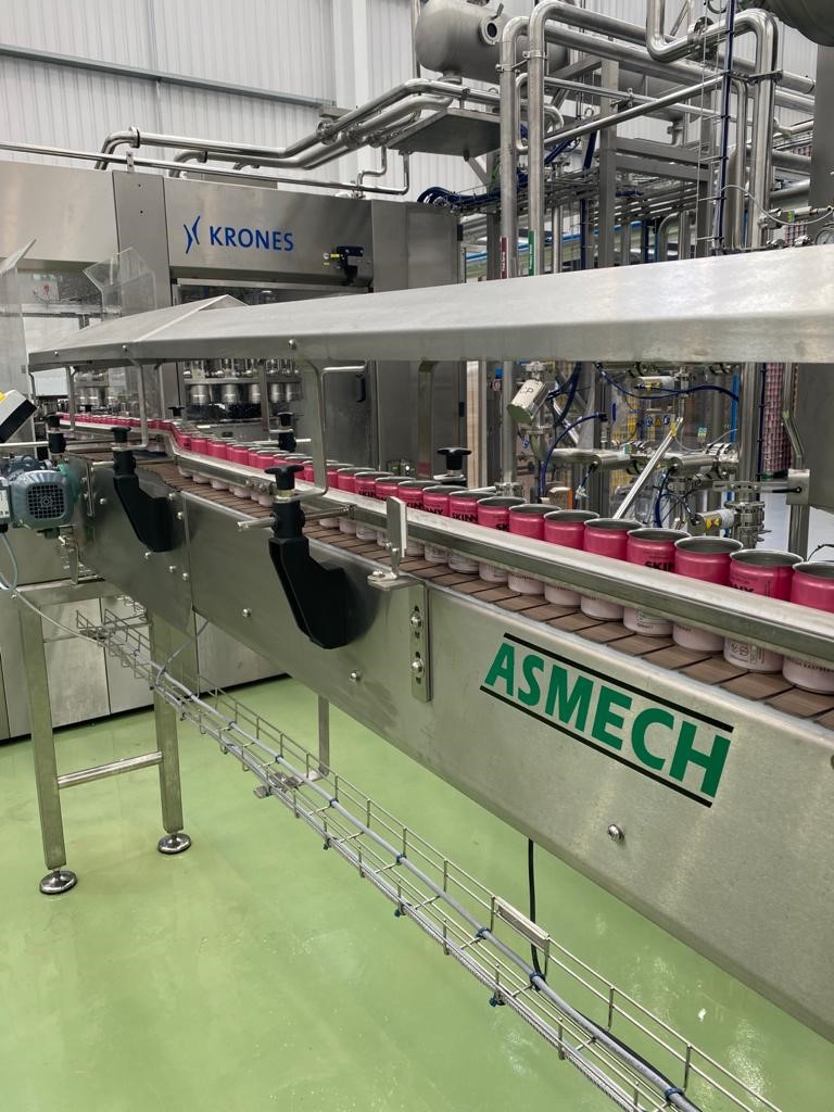 How conveyor systems support the beverage industry - Asmech